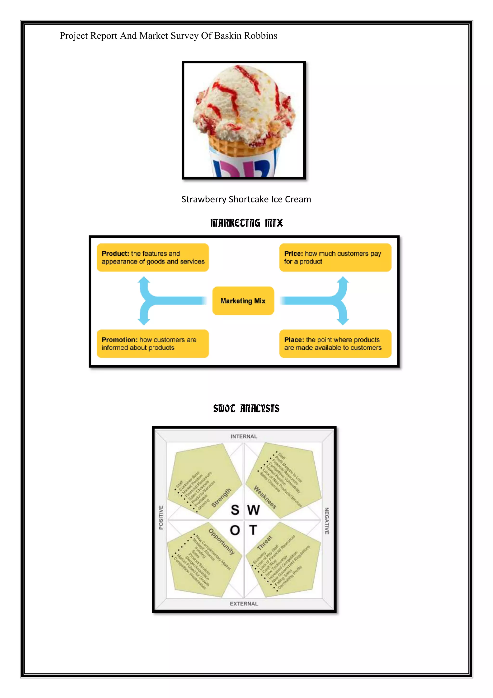 Project Report And Market Survey of Baskin Robbins- Cbse class 12 ...