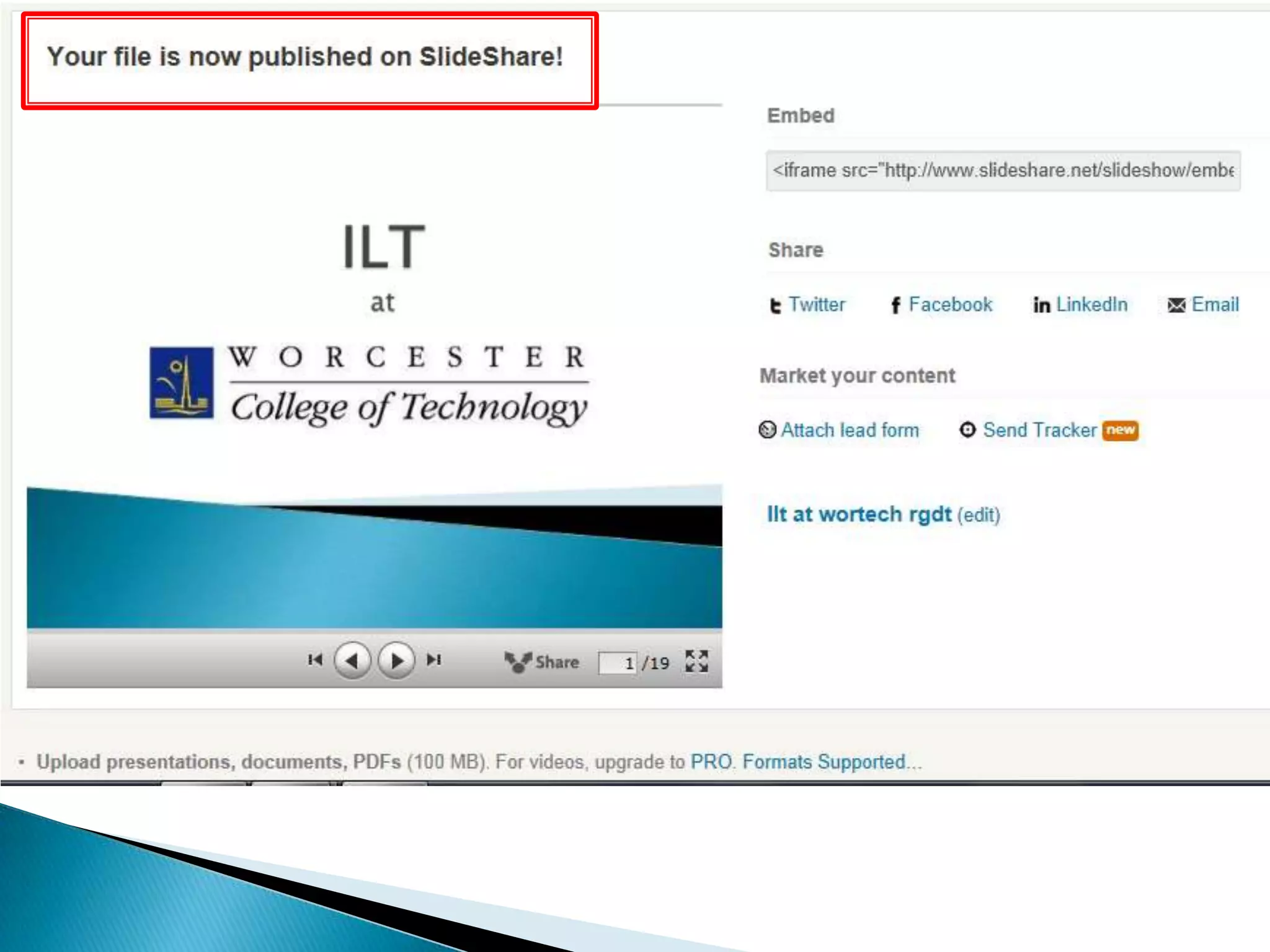 Slideshare | PPTX