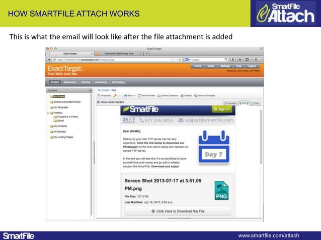 Upload AnySize File to Your Email Campagin using SmartFile Attach | PPTX