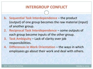Intergroup Conflict, The Structure of Organizations, Designing ...