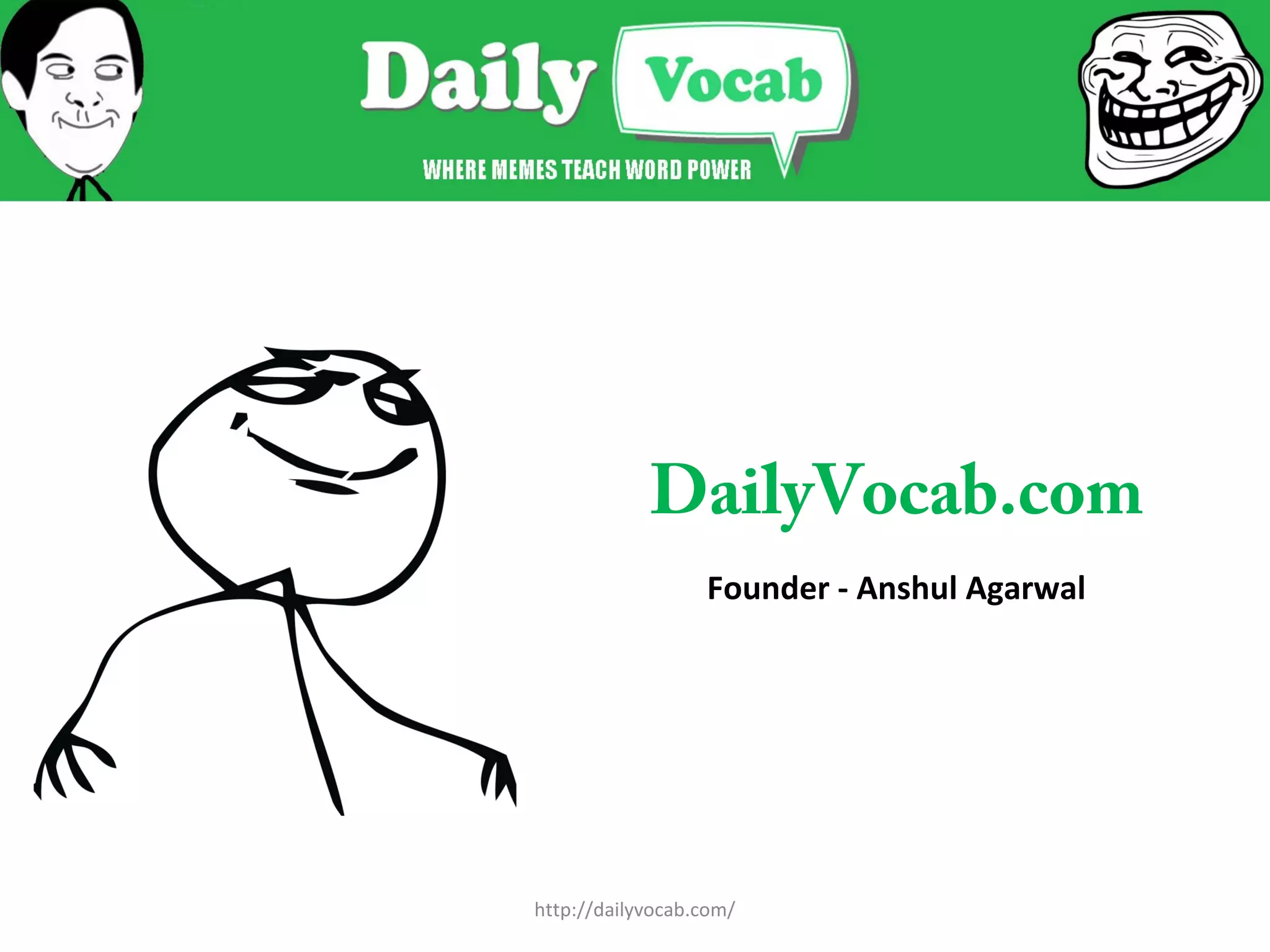 Your Ultimate Source of Vocabulary Building with Memes - DailyVocab.com ...