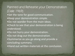 demonstration in teaching | PPTX