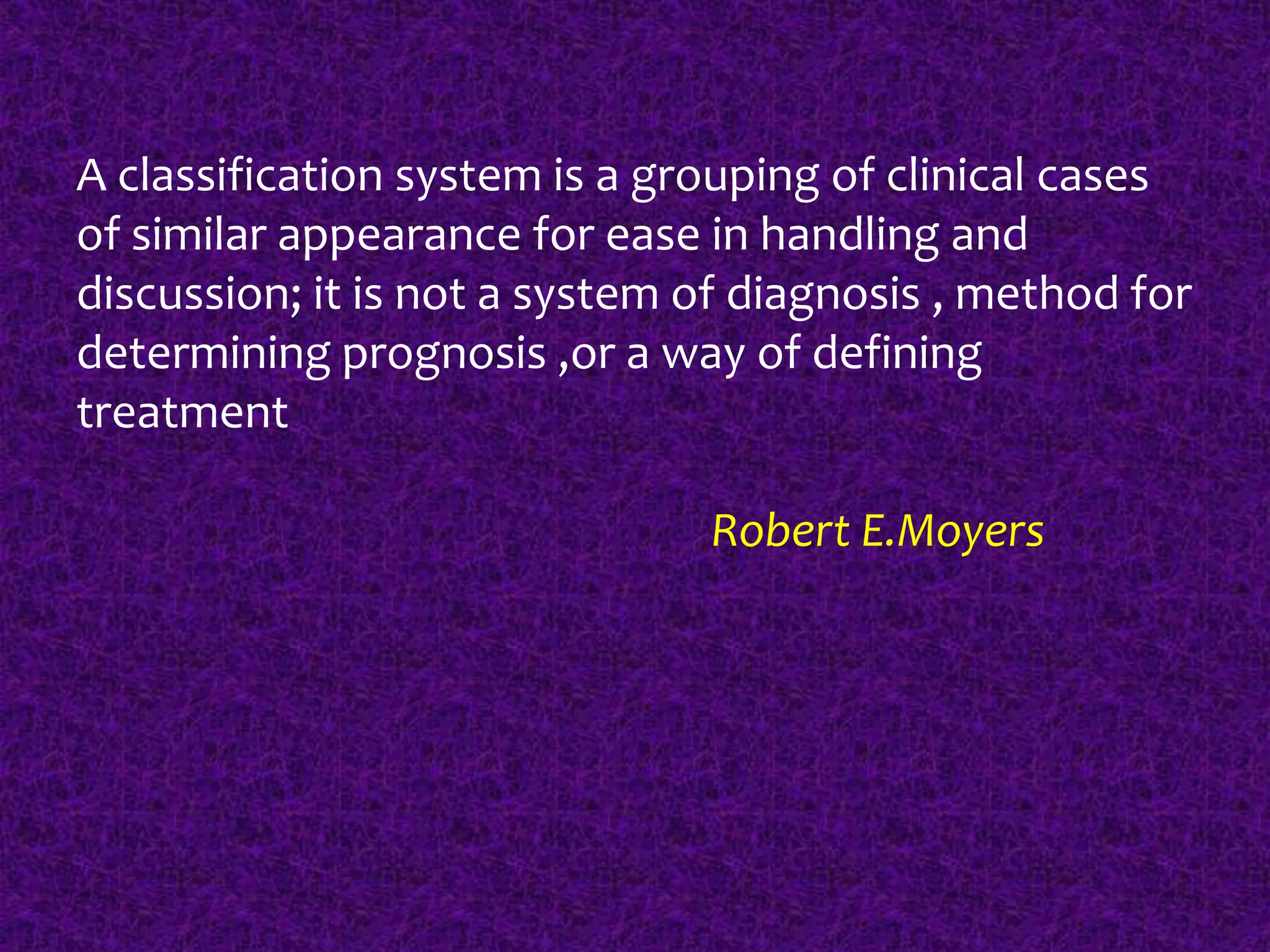 Classification of Malocclusion | PPTX