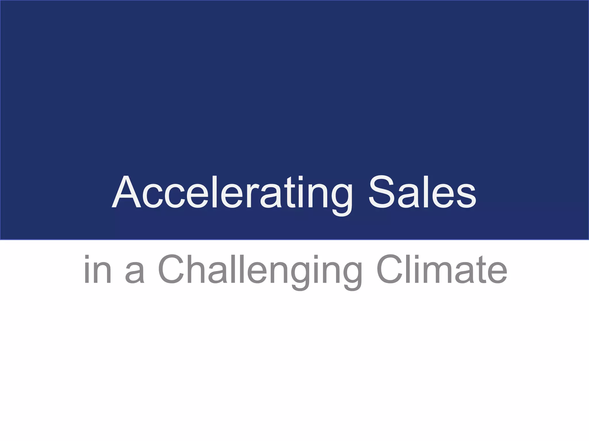 Accelerating Sales with Web Conferencing | PPT