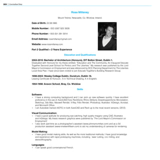 Ross Millaney - CV & Portfolio | PDF