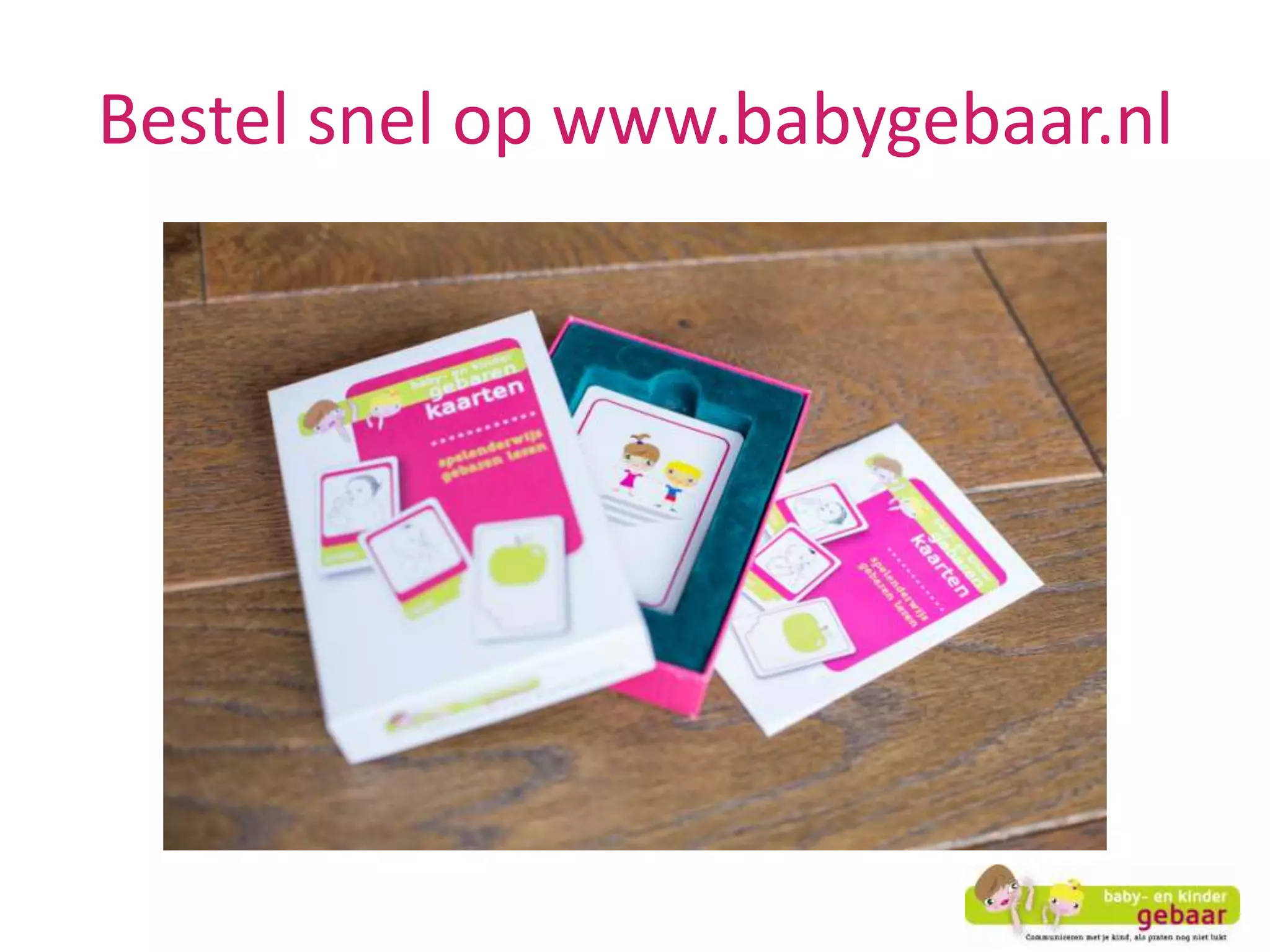 Leer spelenderwijs gebaren met de gebarenkaarten | PPT