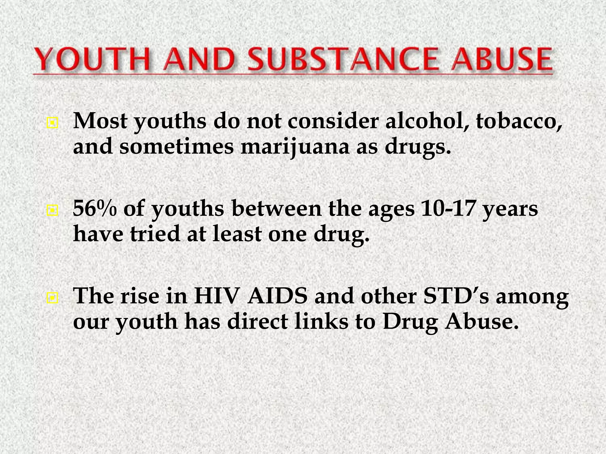 Substance Abuse: Grade 7 | PPTX