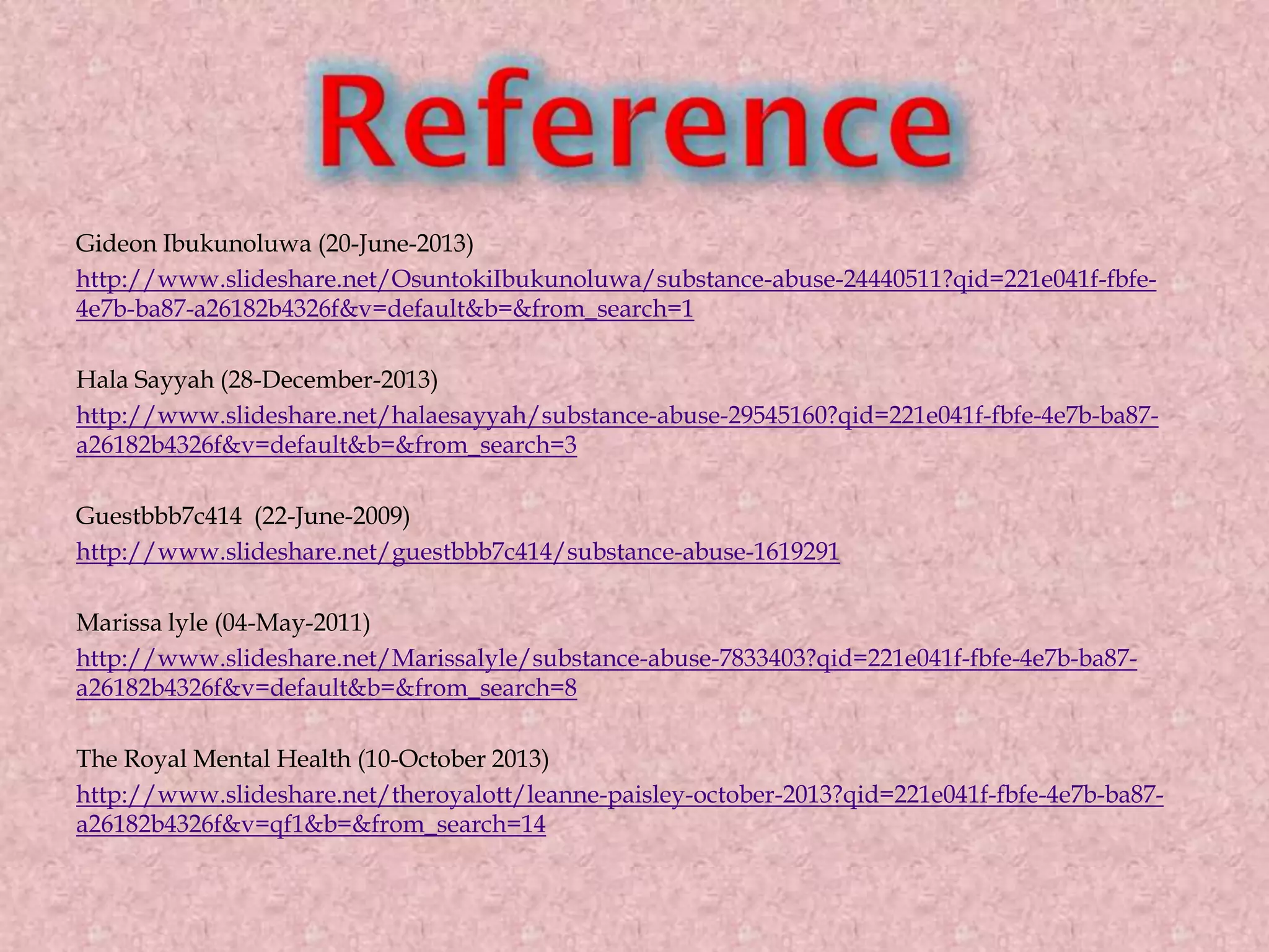 Substance Abuse: Grade 7 | PPTX