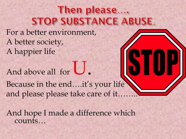 Substance Abuse: Grade 7 | PPTX