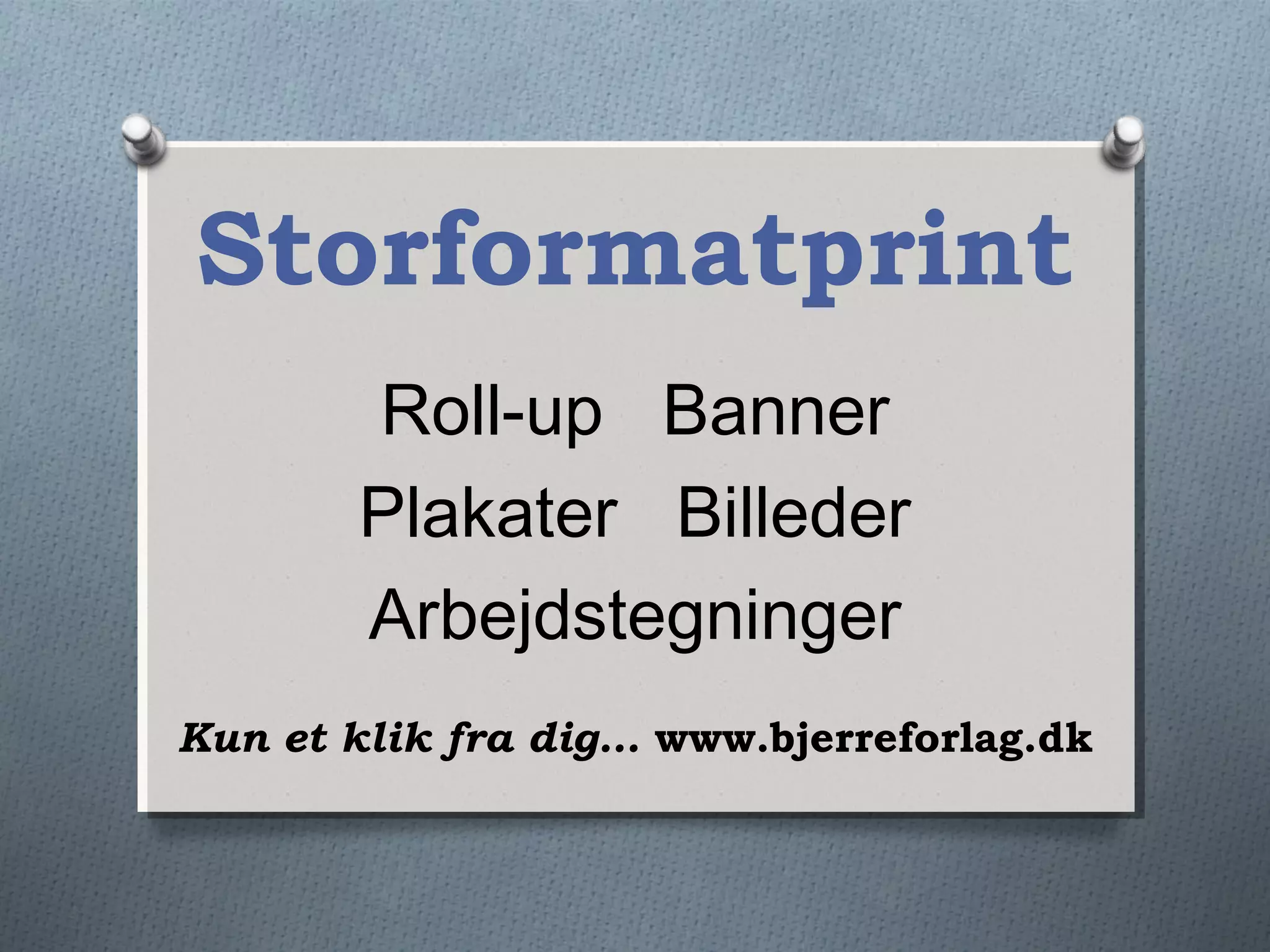 Bjerre Trykkeri og Forlag | PPT