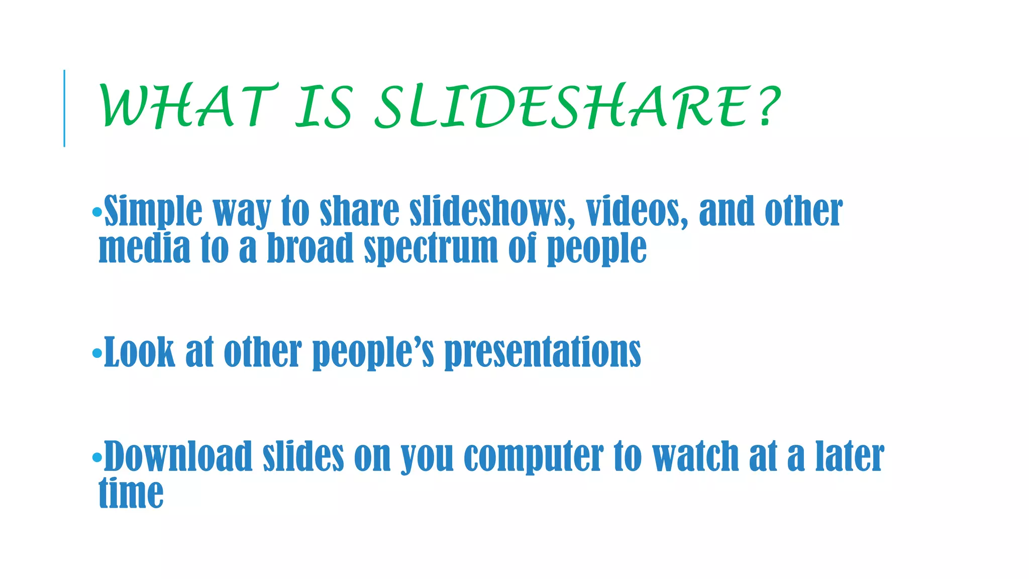 Slideshare | PPTX