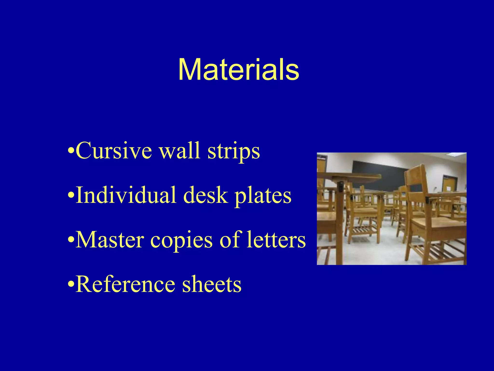 Cursive Handwriting Introduction | PPT