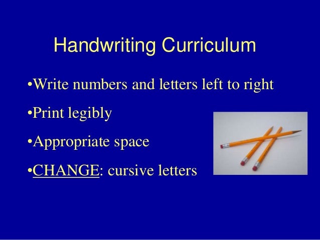 Cursive Handwriting Introduction