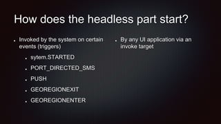 Headless Apps on BlackBerry 10.2.1 | PPT