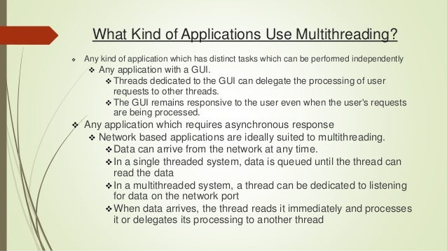 Multi Threaded Programming In Java