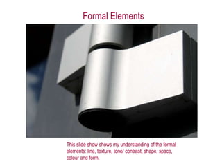Formal elements | PPTX