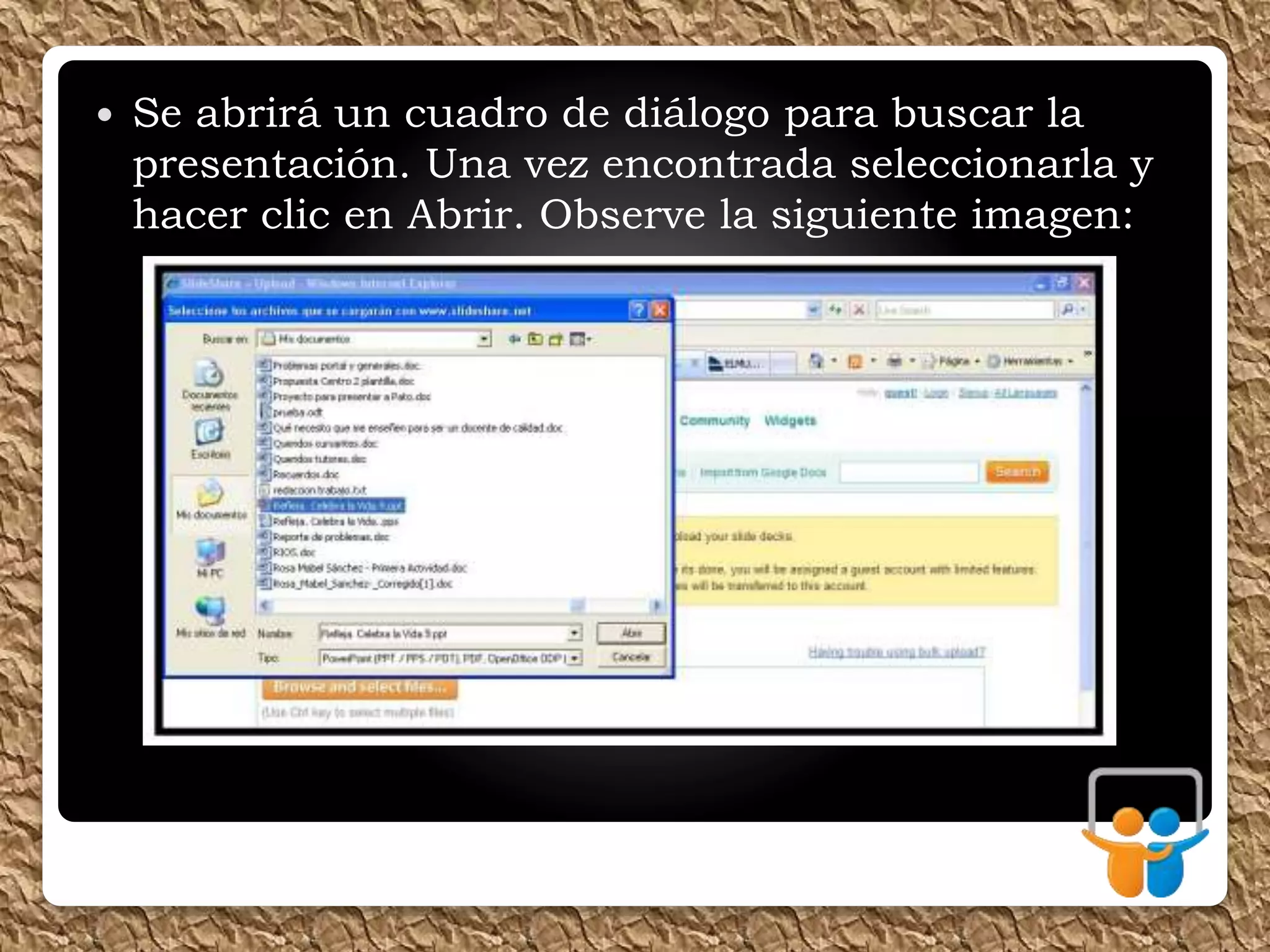 TUTORIAL ¿Como Utilizar SlideShare? | PPTX | Technology & Computing