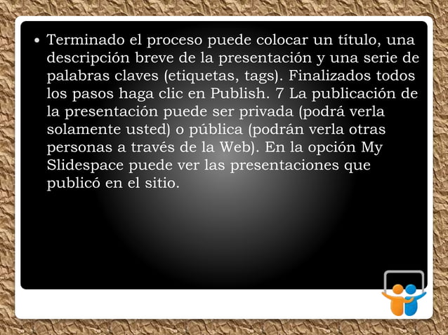 TUTORIAL ¿Como Utilizar SlideShare? | PPTX | Technology & Computing