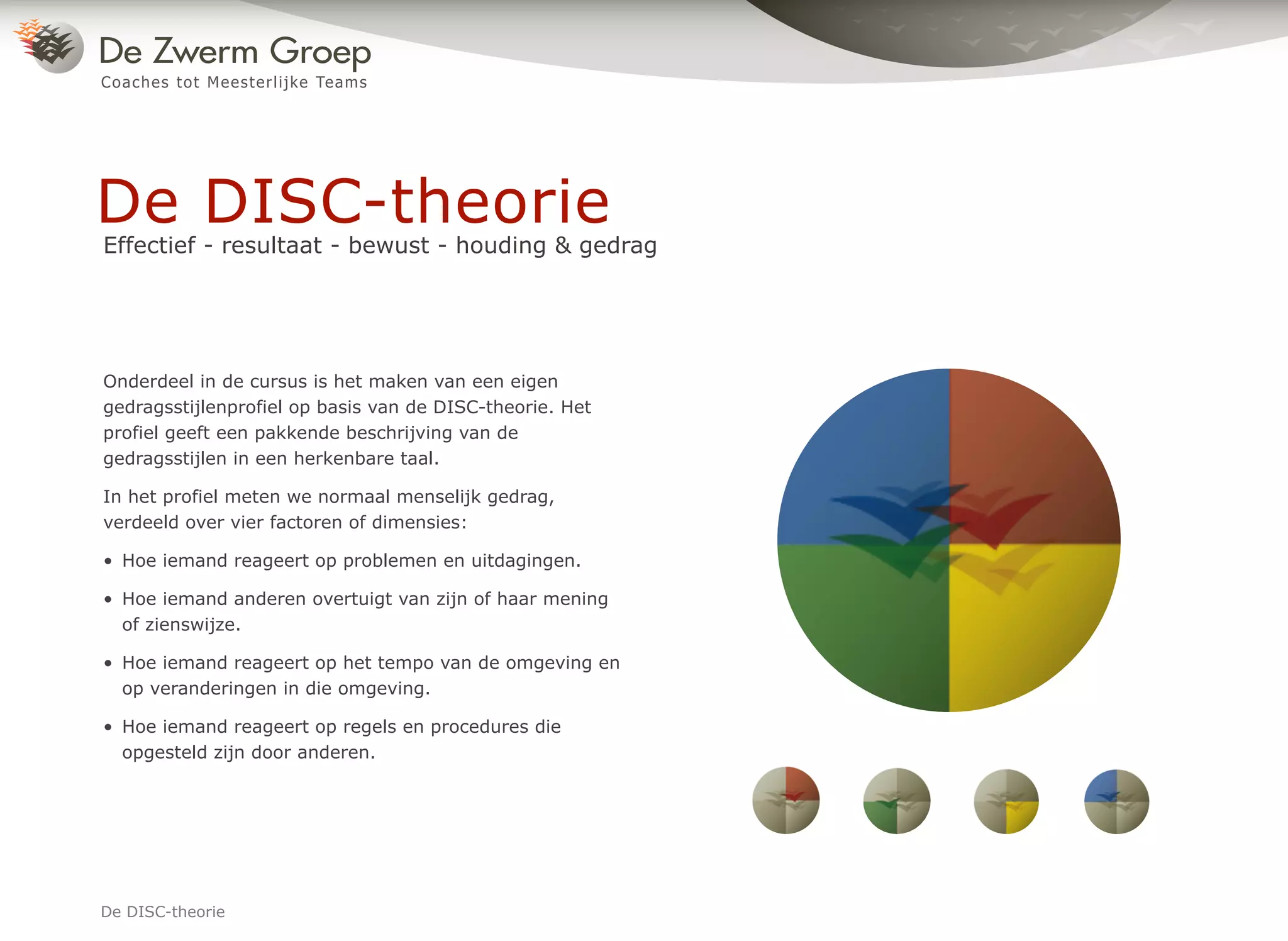 Persoonlijke effectiviteit met een focus op houding en gedrag | PPT