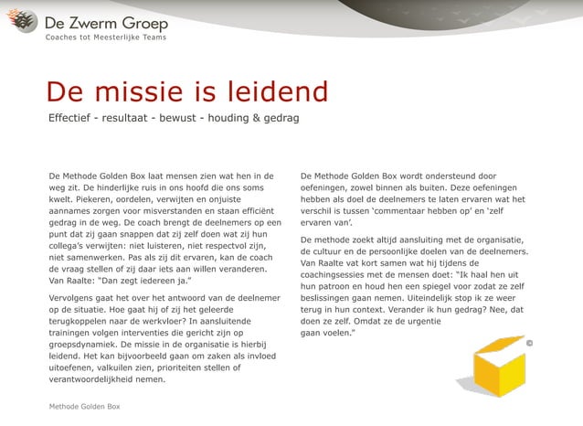 Persoonlijke effectiviteit met een focus op houding en gedrag | PPT