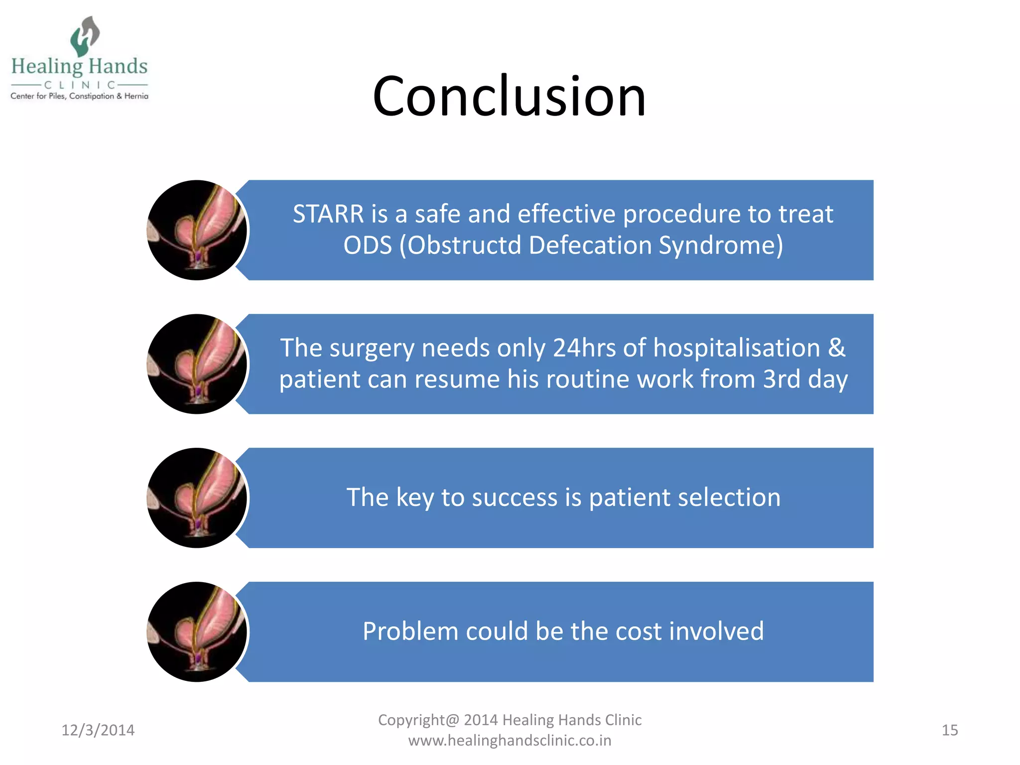 Obstructed Defecation Syndrome: Diagnosis & Surgical Treatment | PPT