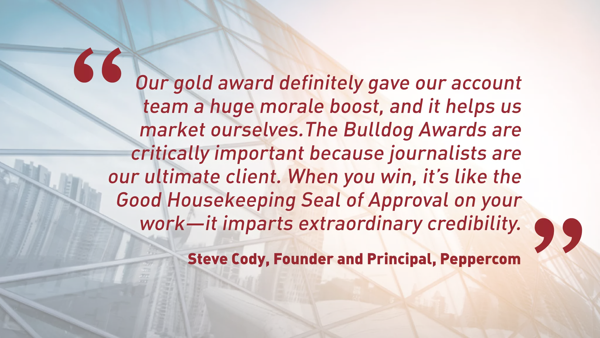 5 tips for winning a Bulldog Award!