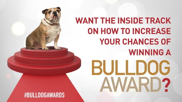 5 tips for winning a Bulldog Award!