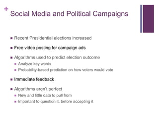 Social Media Metrics and Politics | PPT