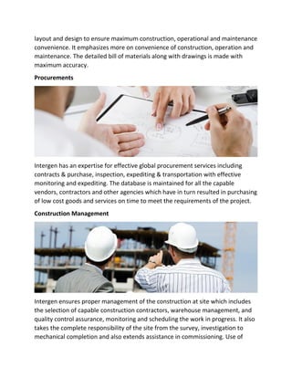 Intergen Energy Limited Construction Management | PDF