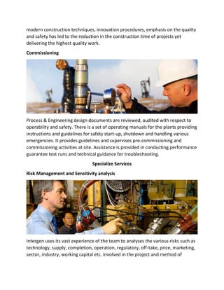 Intergen Energy Limited Construction Management | PDF