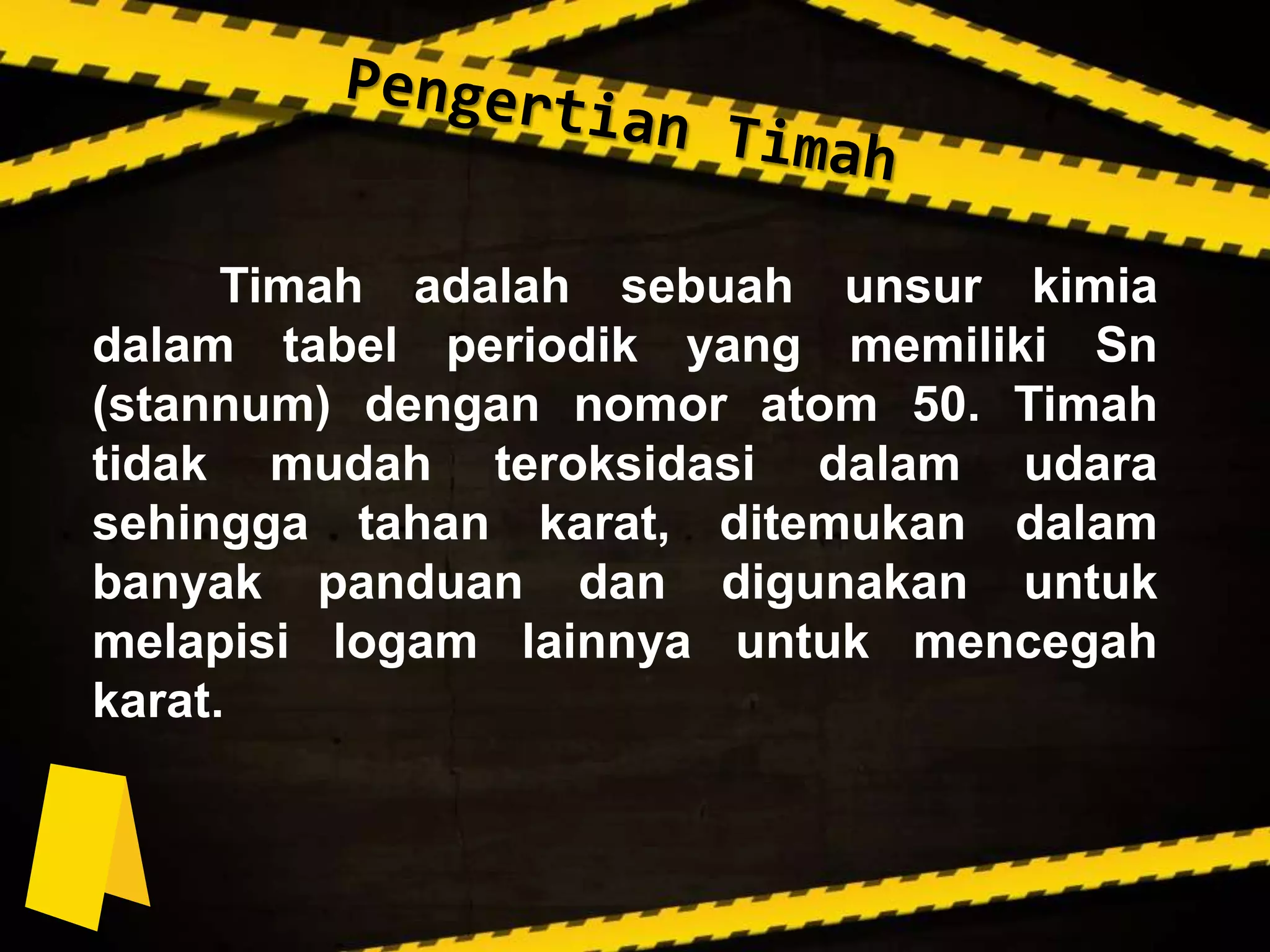 Presentasi Pengolahan Timah | PPTX