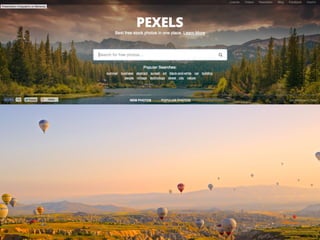 4 Public domain website for better visual slides | PPT