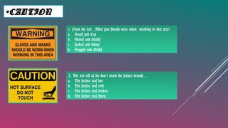 Bahan Ajar Bahasa Inggris SMP ' Caution and Advertisement'. | PPT