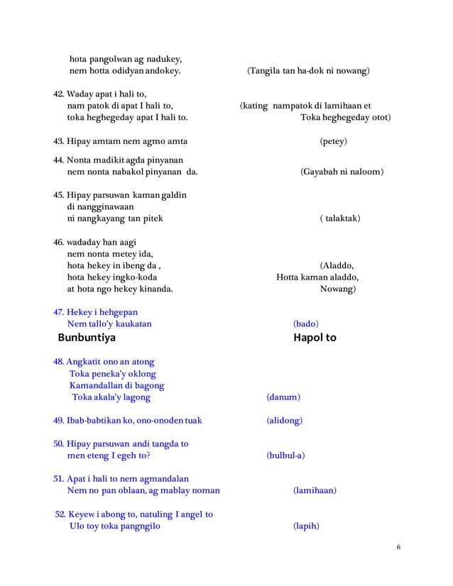 Kalanguya Riddles (Ikayo Manbunbuntiya Kisso) | DOCX | Education