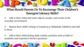 Emergent Literacy | PPTX