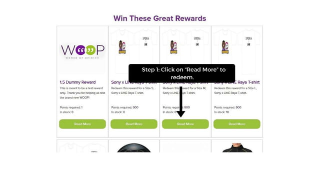 WOOP: REWARDS REDEMPTION PROCESS | PPT