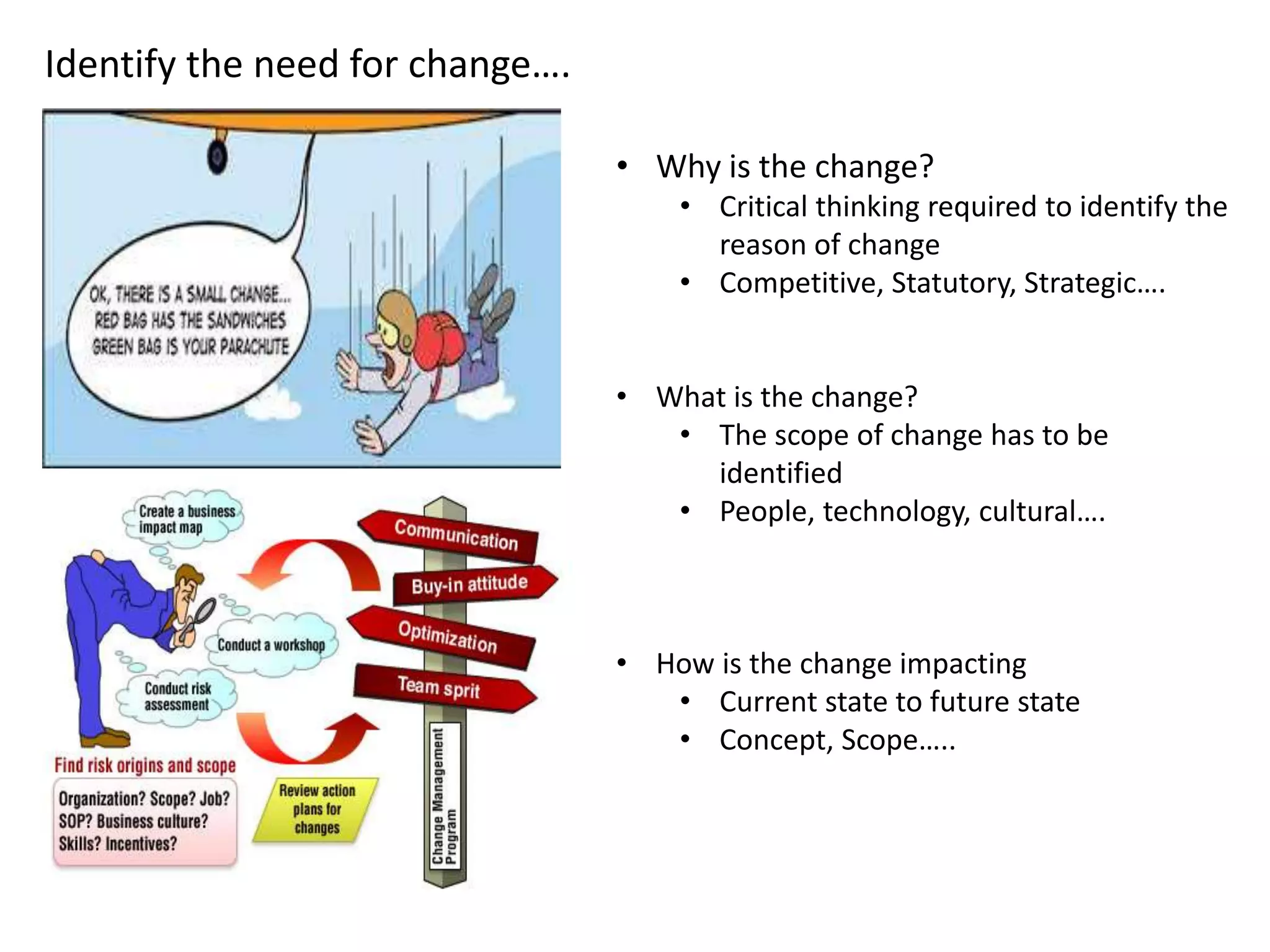 Guidelines for Change Management for an organisation | PPT