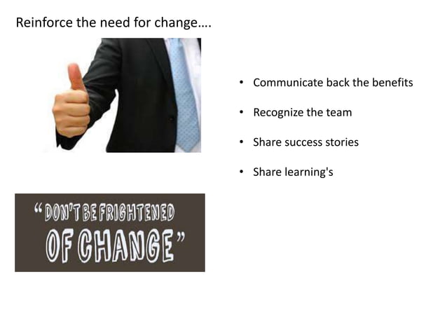 Guidelines for Change Management for an organisation | PPT