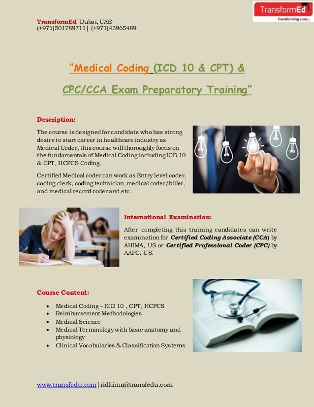 Medical Coding Training in Dubai / Abu Dhabi / Sharjah / Al Ain / Ajm…