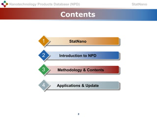 Nanotechnology Products Database (NPD) | PPTX