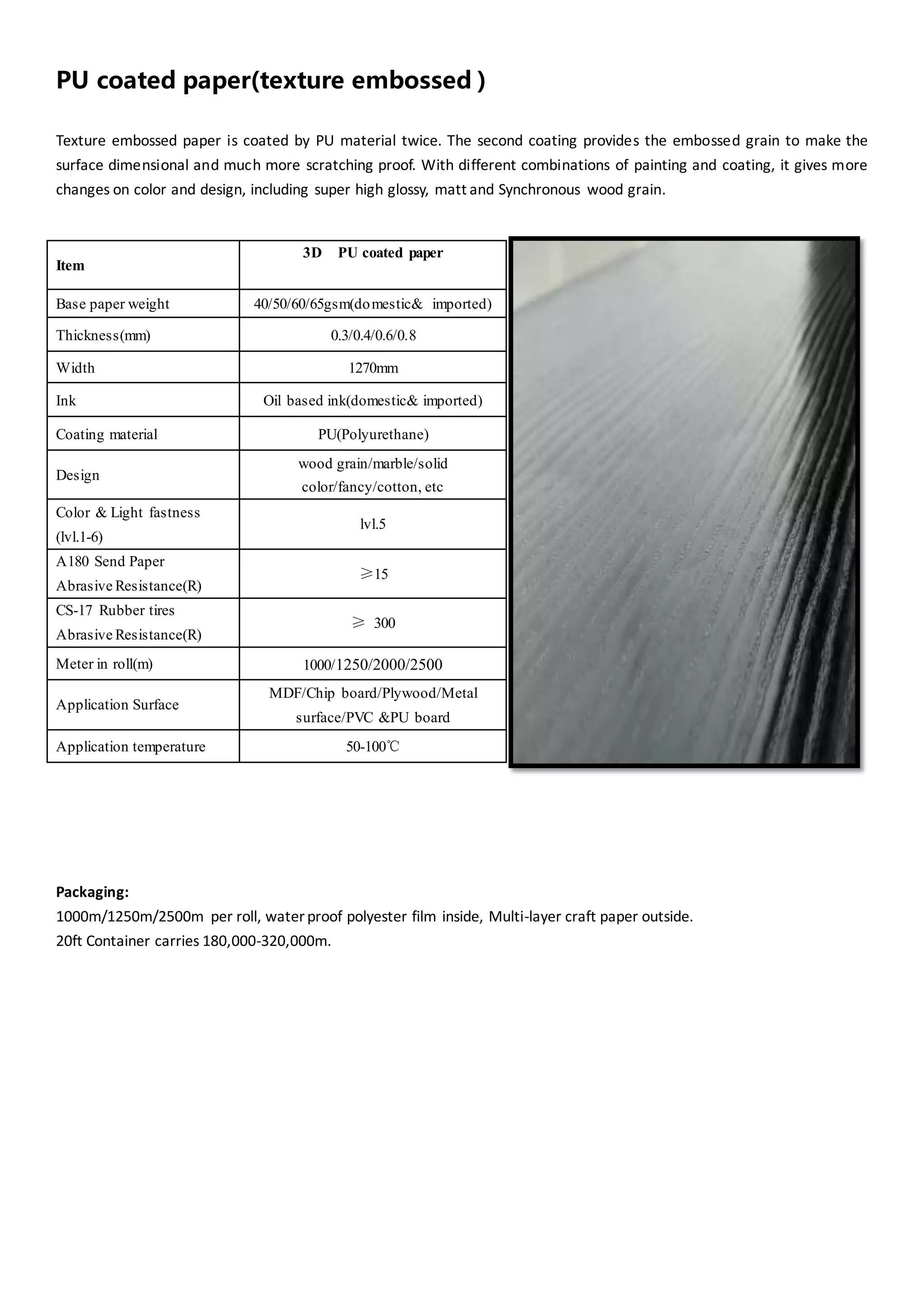 Dawei Decorative Material LTD Product catalog | DOCX