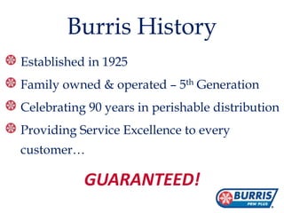 Burris Logistics Marketing Handout 2017 | PDF