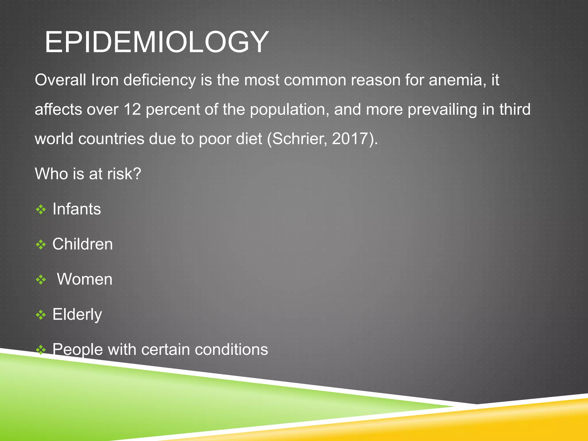 Iron deficiency anemia | PPTX