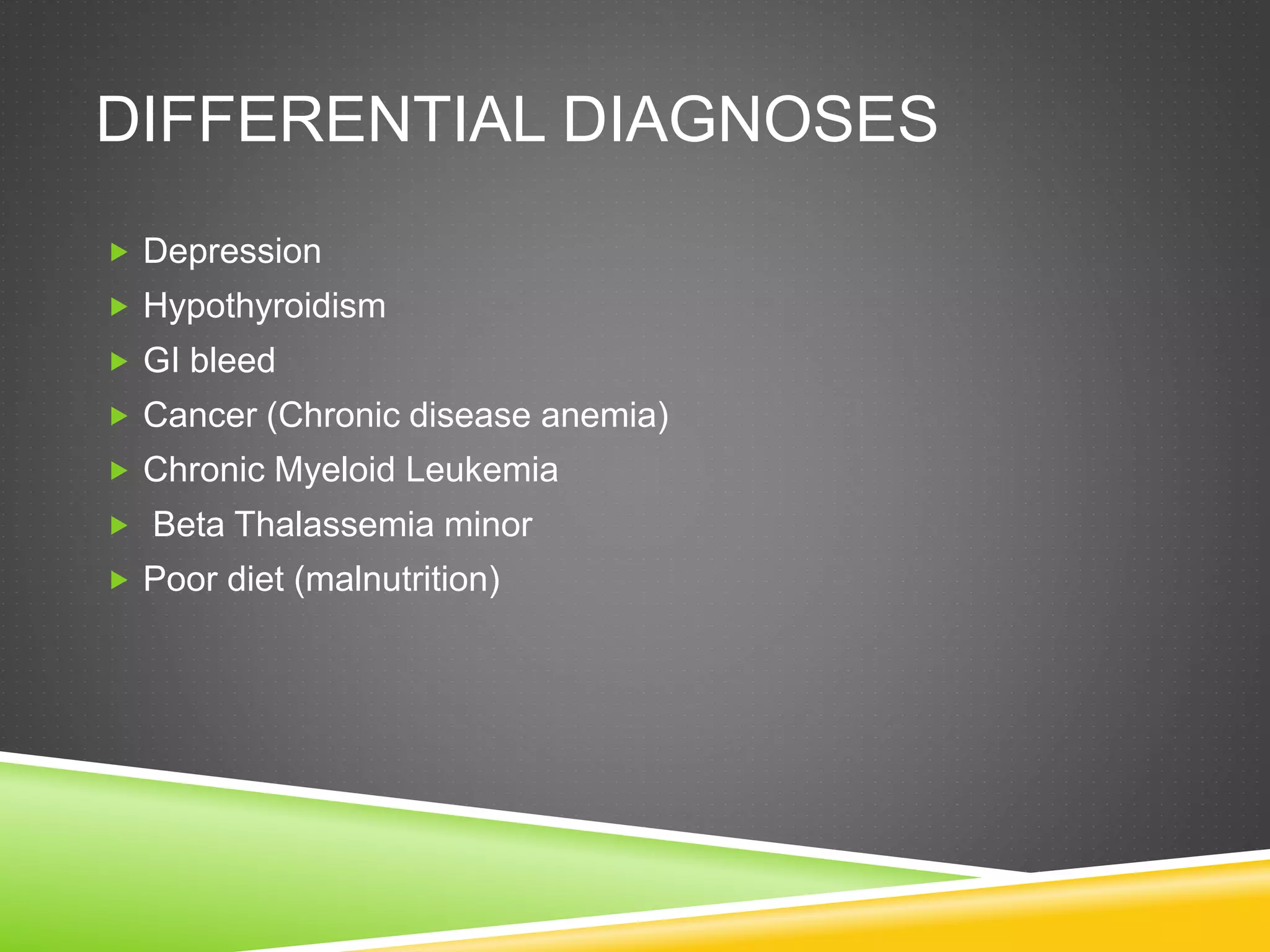Iron deficiency anemia | PPTX