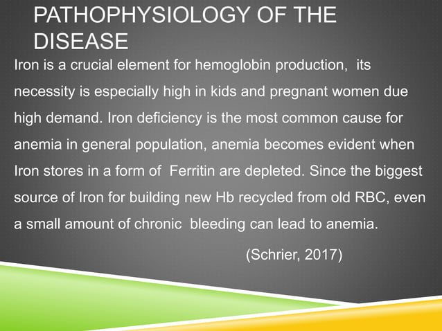 Iron deficiency anemia | PPTX | Digestive Disorders | Diseases and ...