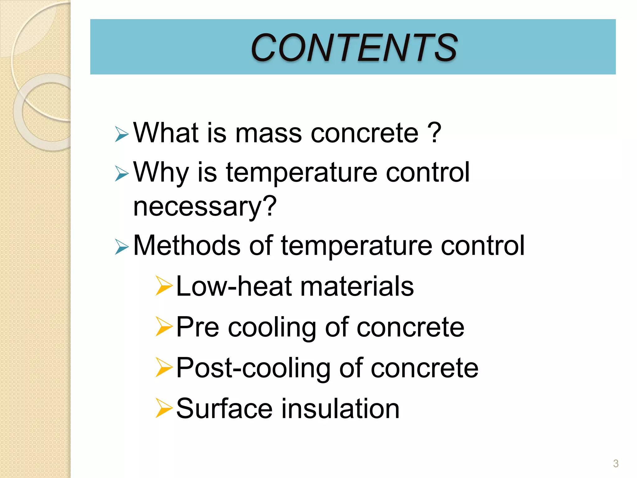 MASS CONCRETE | PPTX