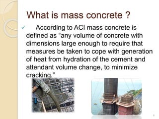 MASS CONCRETE | PPTX
