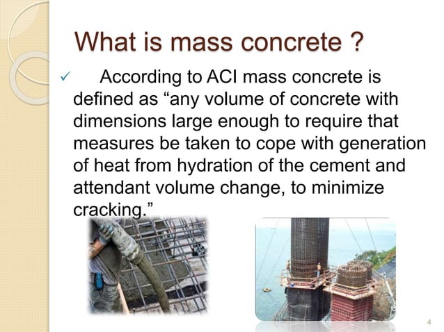 MASS CONCRETE | PPTX