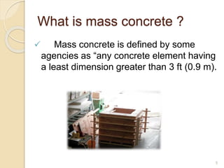 MASS CONCRETE | PPTX