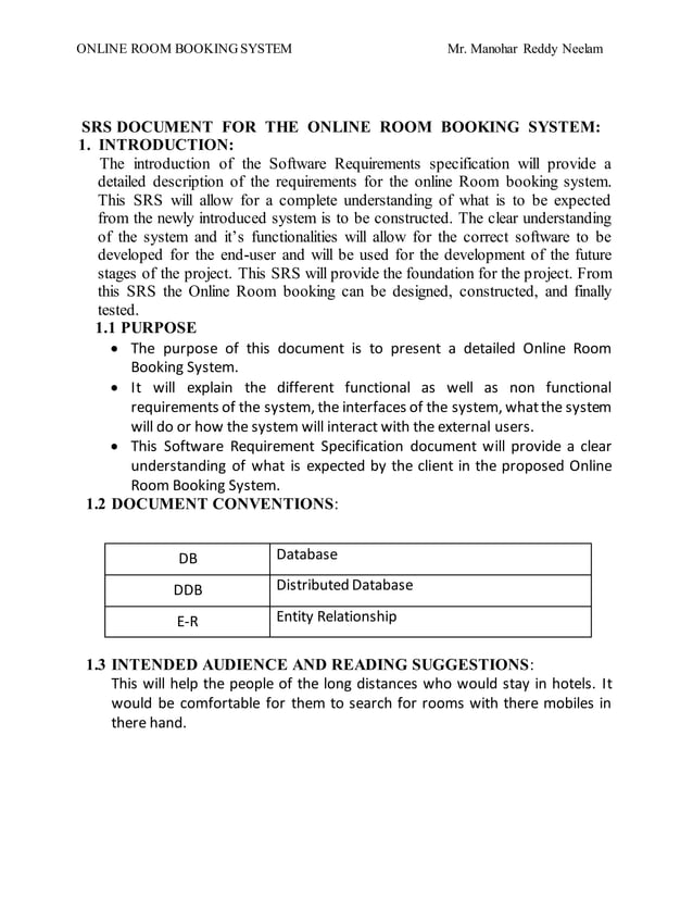 online room booking system | DOCX | Operating Systems | Computer ...